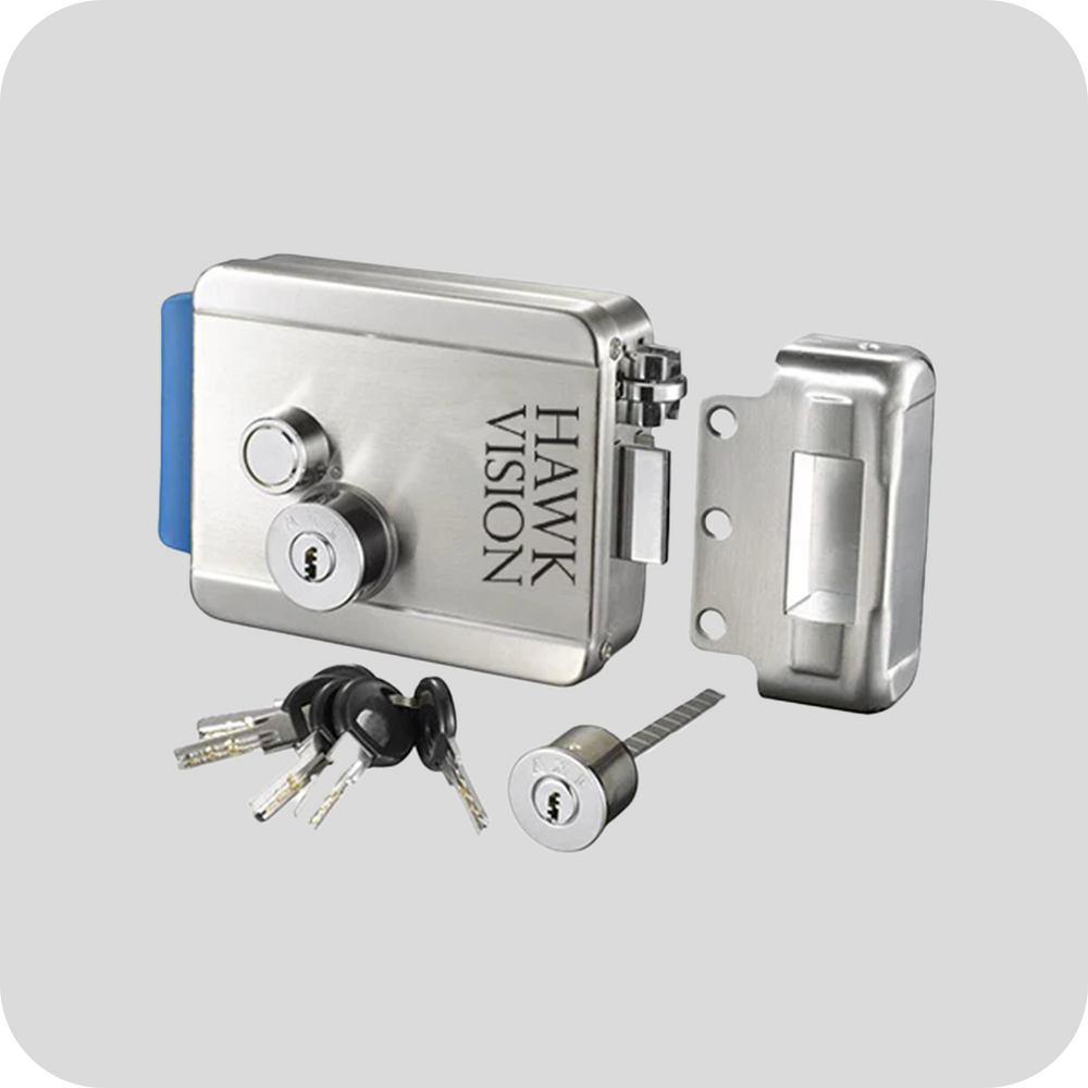 HV-DL-202 STAINLESS STEEL ELECTRONIC LOCK WITH 5 KEYS
