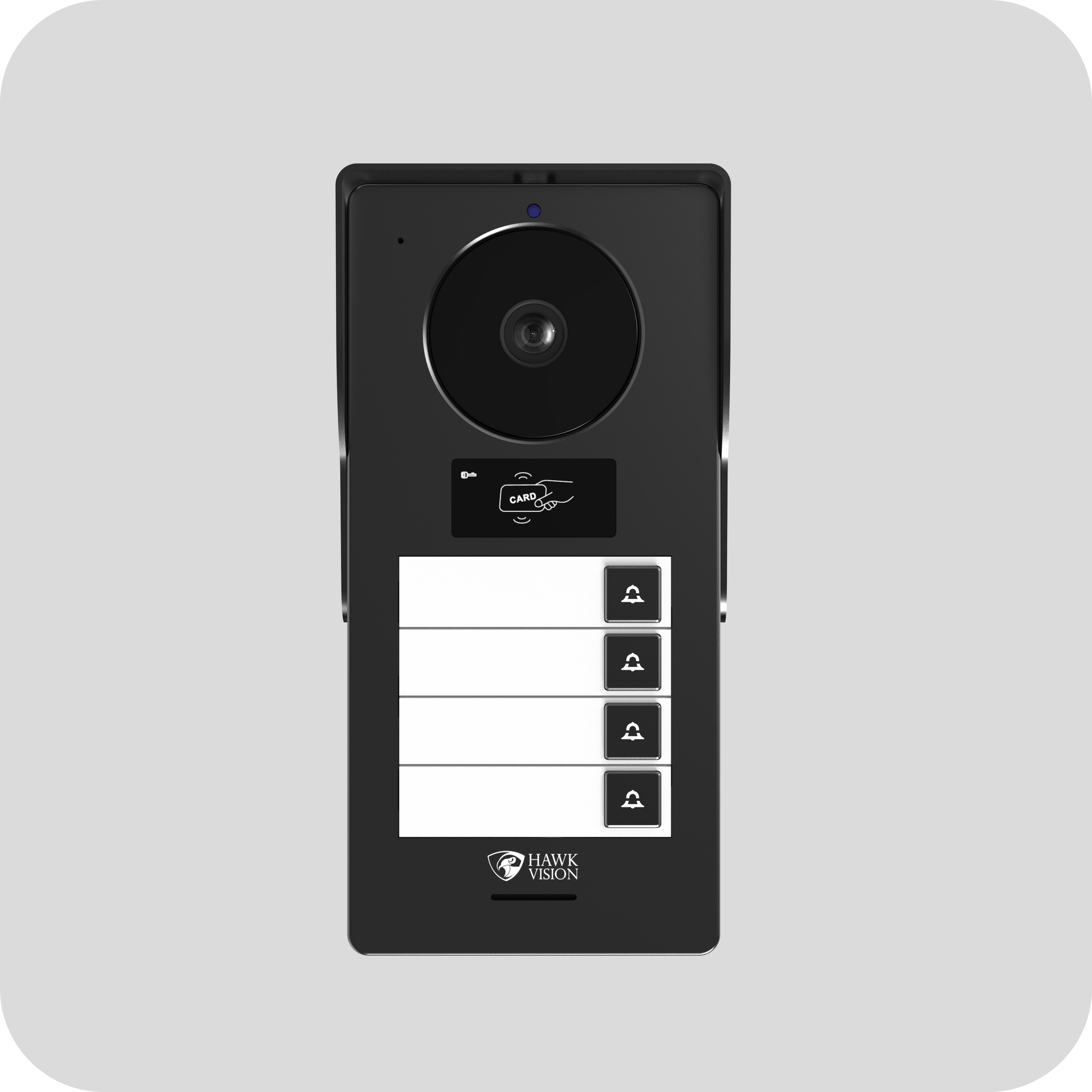 HV-IP-VH-104 FOUR BELL OUTDOOR STATION WITH RFID FUNCTION